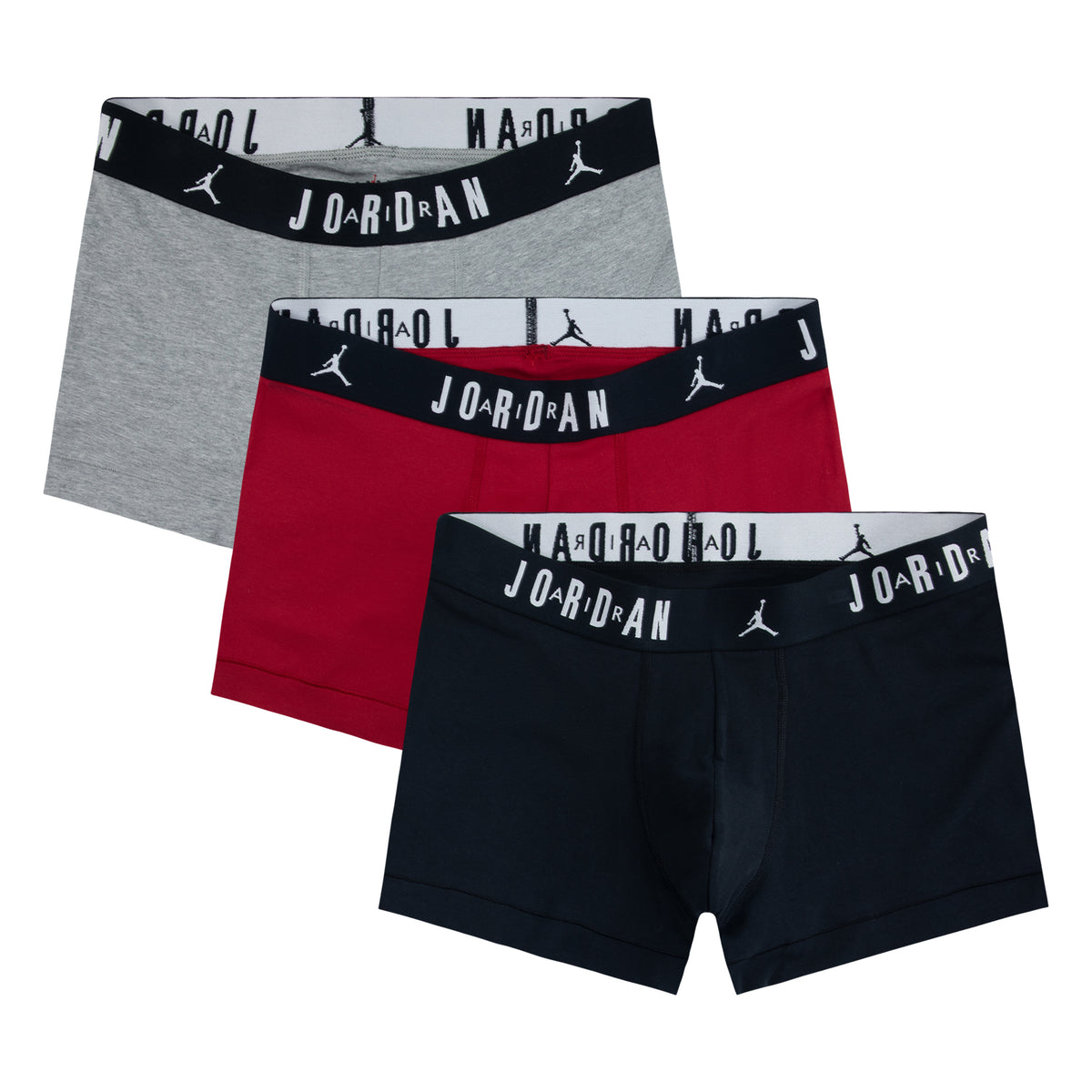Jordan Men's Flight Cotton Trunk Gym Boxer Briefs (3-Pack) – The ...